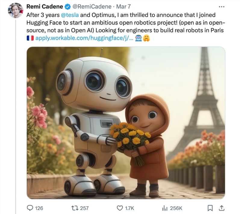 Hugging Face Open Sources Robot Code Base Lerobot Ai Robot Research And Development Ushers In A