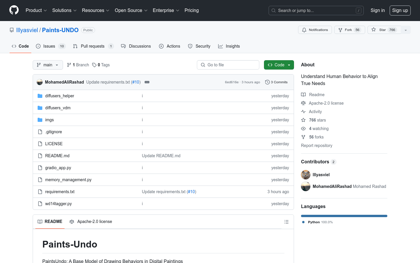 Paints-Undo: digital painting AI model, just a picture can automatically generate a picture ...