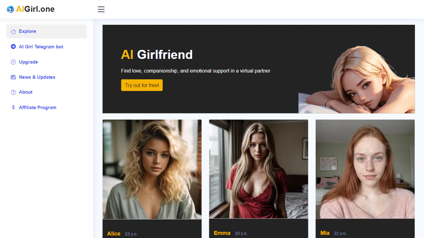 AiGirl: AI girlfriend, find love, companionship and emotional support in a virtual partner - ai ...