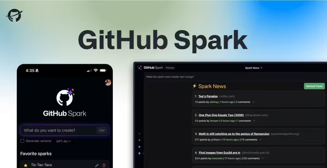 微软 Github 推出 Spark AI工具：降低开发门槛，日常语言描述搞定整个应用 - AI-人工智能-1ai.net