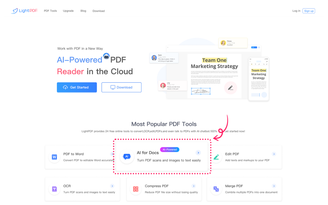 LightPDF: AI document chatbot that instantly analyzes and extracts data from PDF, Word, Excel ...