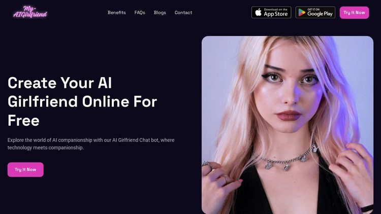 My AI GirlFriend: AI companion platform with immersive AI girlfriend chat - AI-Artificial ...