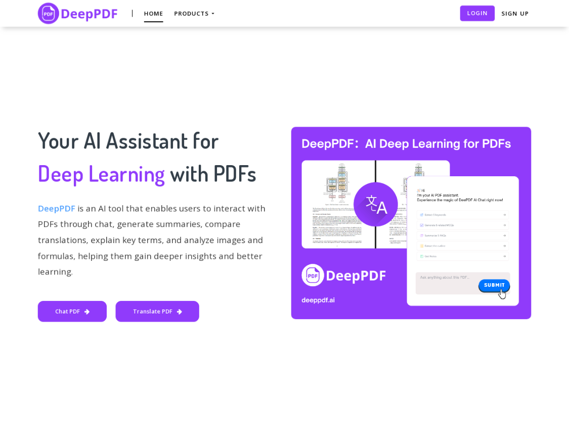 DeepPDF: PDF processing tools, support for text, image and format editing - AI-Artificial ...