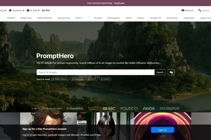 PromptHero – AI-人工智能-1ai.net