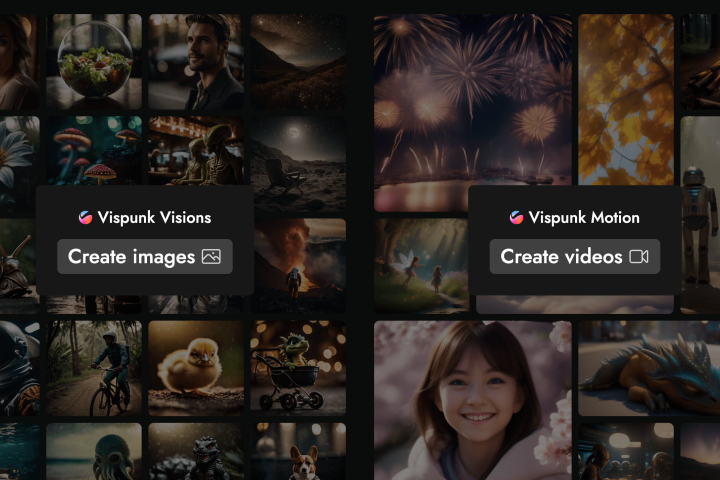 Vispunk Motion：一键生成逼真视频、动画的视频工具，轻松打造个性化短片与社交媒体内容 – AI-人工智能-1ai.net