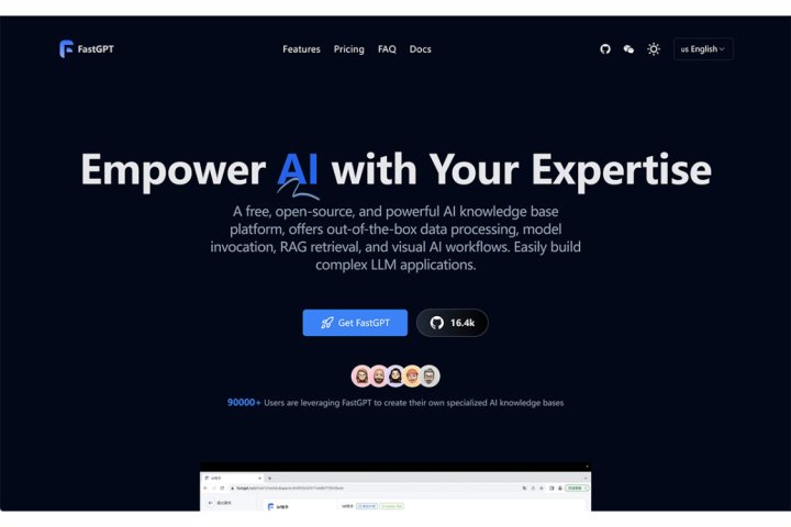 FastGPT：AI知识库问答平台，帮助用户构建和优化基于大型语言模型(LLM)的应用程序 – AI-人工智能-1ai.net
