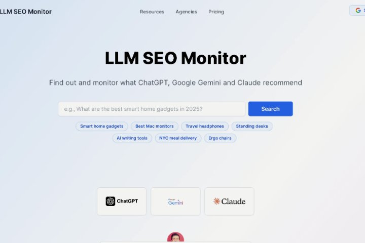 LLM SEO Monitor：AI搜索引擎优化监控工具，提升在ChatGPT、Google Gemini和Claude等AI平台上的排名 - AI-人工智能-1ai.net