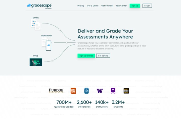 Gradescope：在线AI作业批改平台，随时随地进行评估并评分 – AI-人工智能-1ai.net