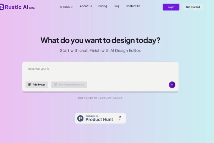Rustic AI：AI设计工作室，提供AI图像生成器、图像放大器和背景移除器等工具 - AI-人工智能-1ai.net